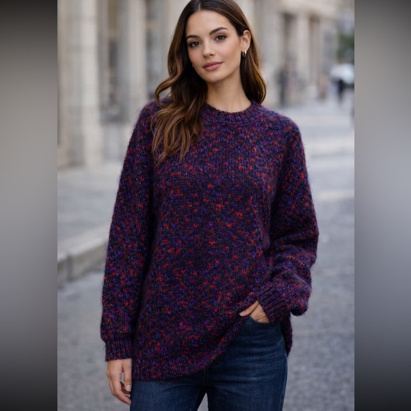 Lord & Taylor | Sweaters | Multicolor Knitwear Lord Taylor Mohair Long ...